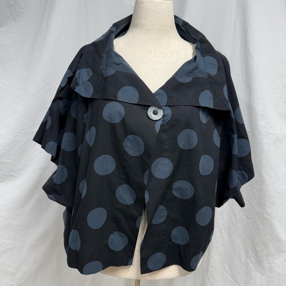 Jackets & Coats | Alembika Urban Collection Polka Dot Cape Jacket ...